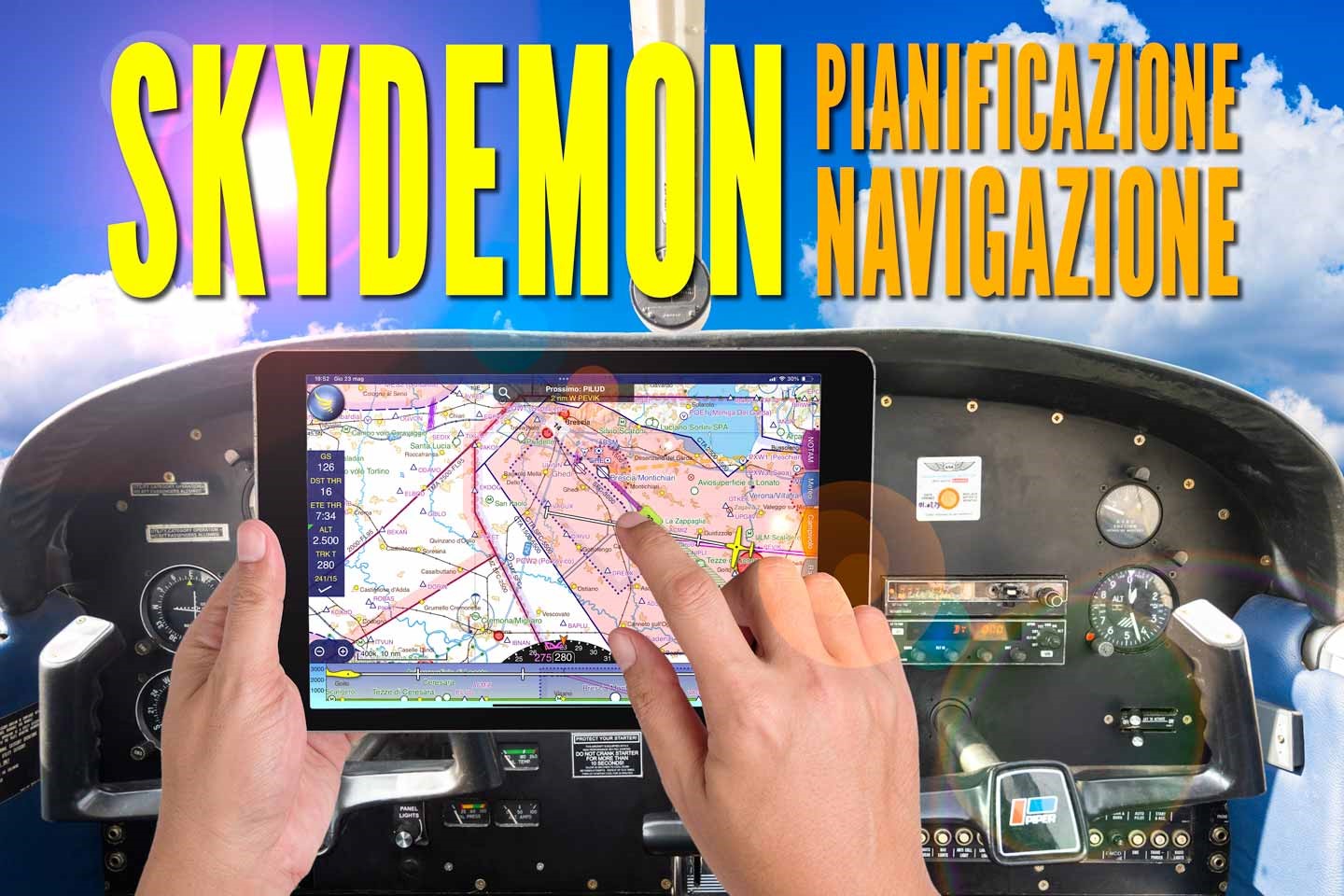 [Video] SkyDemon: pianificazione del volo e navigazione aerea